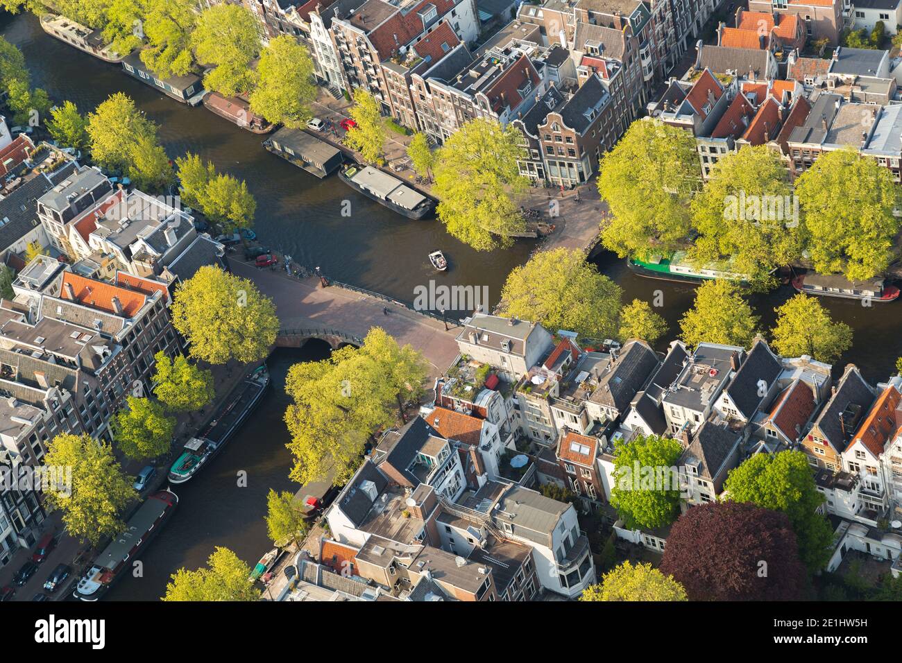 Aerial view of Amsterdam, Holland, Netherlands Stock Photo - Alamy