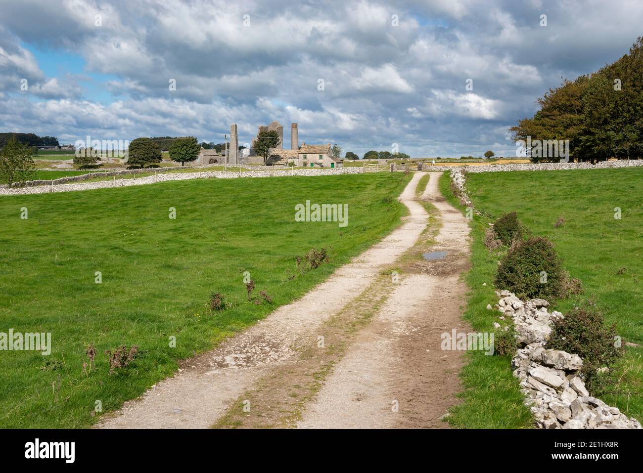 Magpie Mine, Sheldon, Peak District, Derbyshire, England. A disused ...