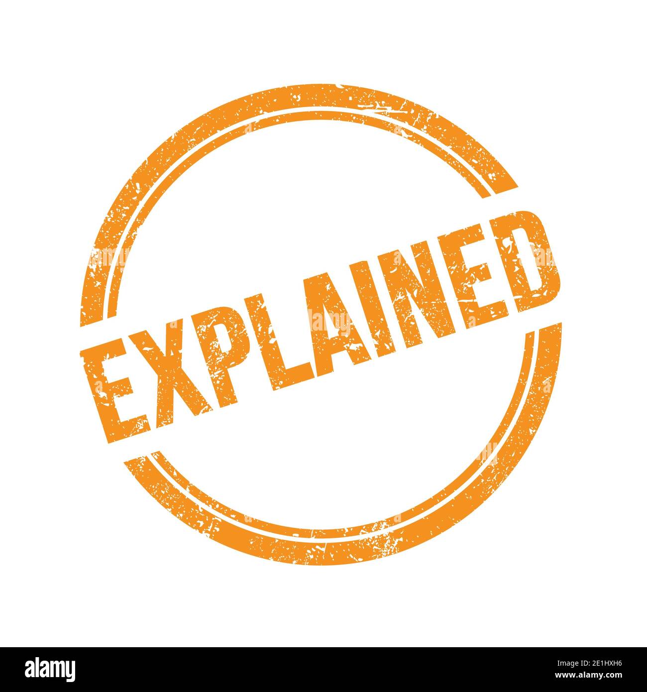 Explained stamp Cut Out Stock Images & Pictures - Alamy