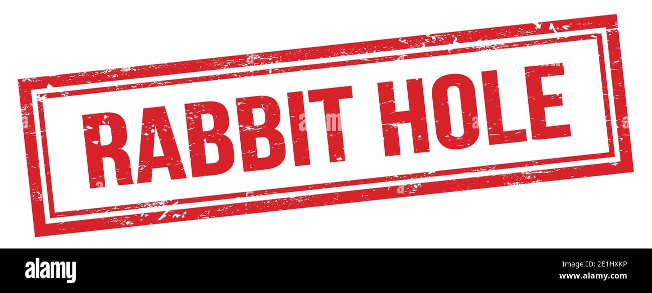 Rabbit hole word hi-res stock photography and images - Alamy