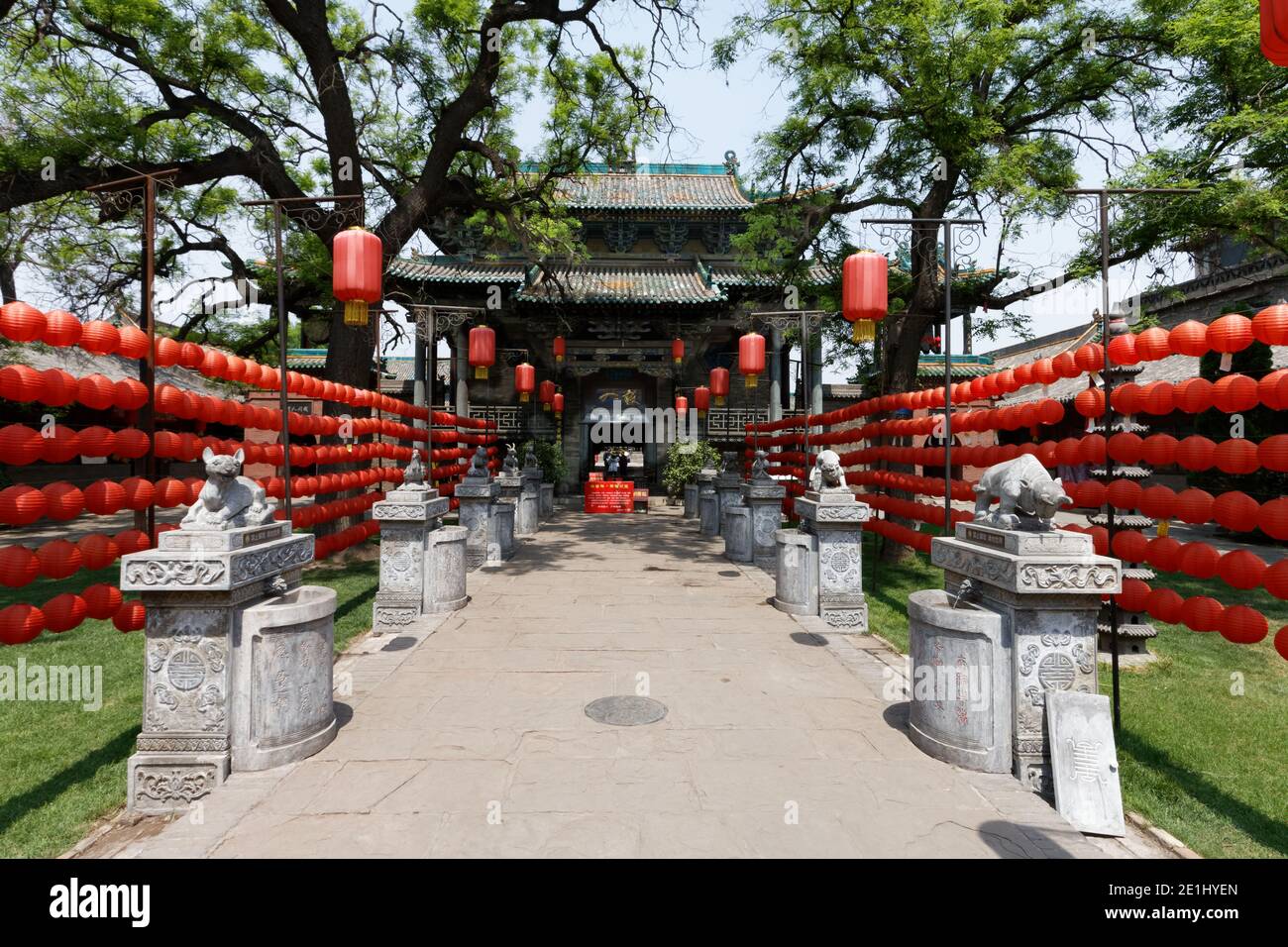 Buddhist temple in Pingyao, Shanxi Stock Photo - Alamy