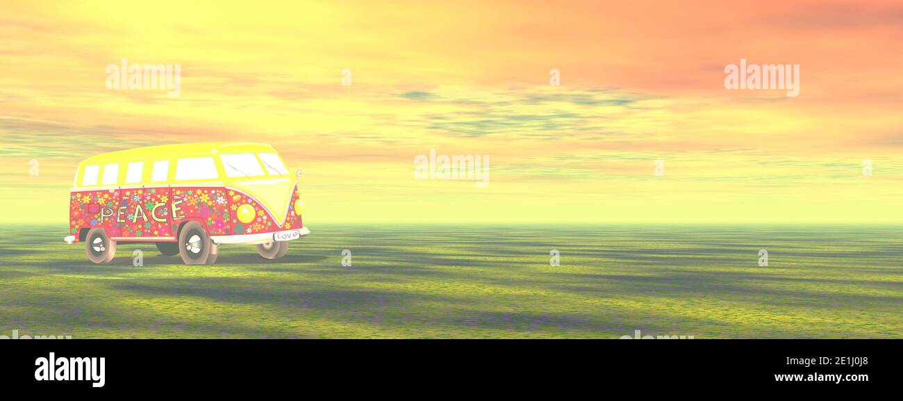 Bus retro hi-res stock photography and images - Alamy