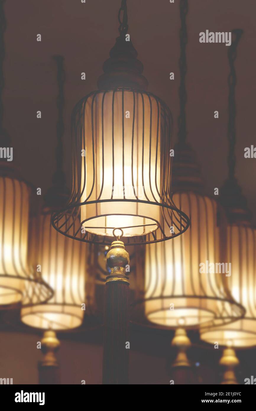 Decorative Hanging Light Pendants Stock Photo - Alamy