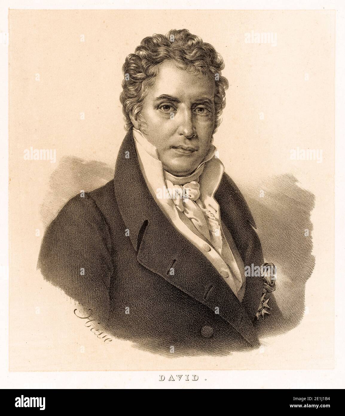 French neoclassical painter jacques louis david hi-res stock ...