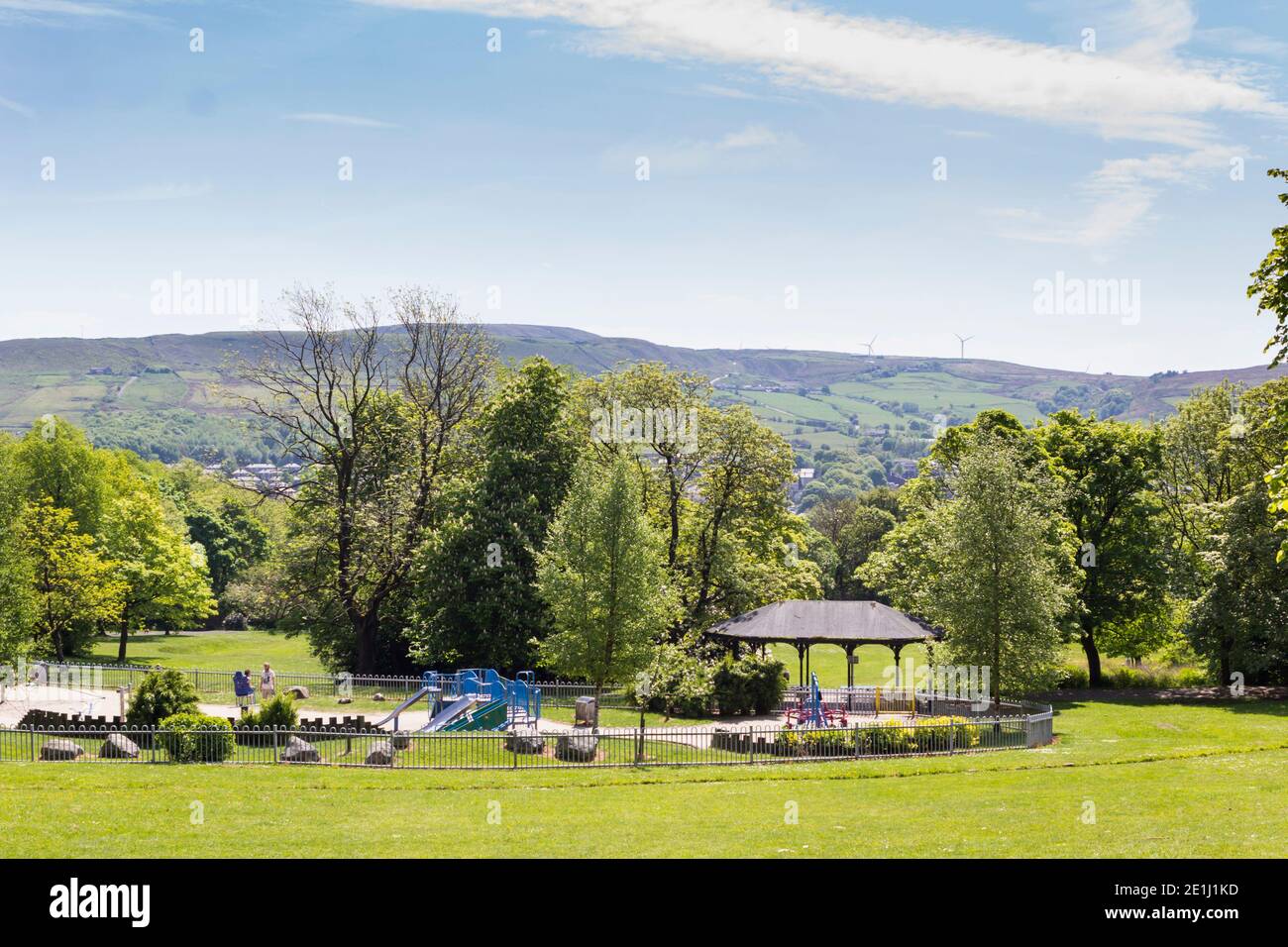 Playground in Whitaker Park, off Haslingden Road, Rawtenstall ...