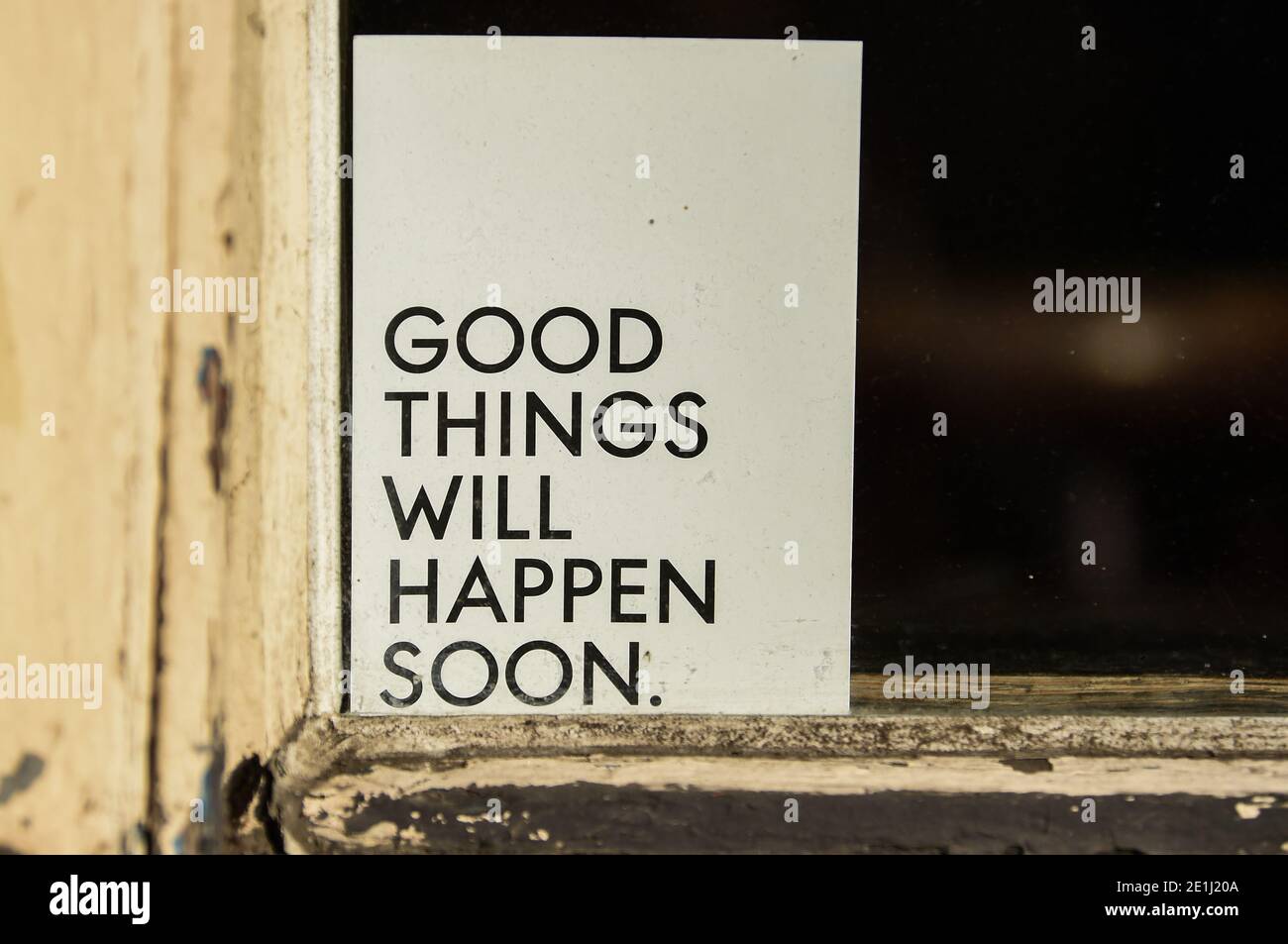 Berlin, Germany. 18th Dec, 2020. Taped to a window of a closed store is ...