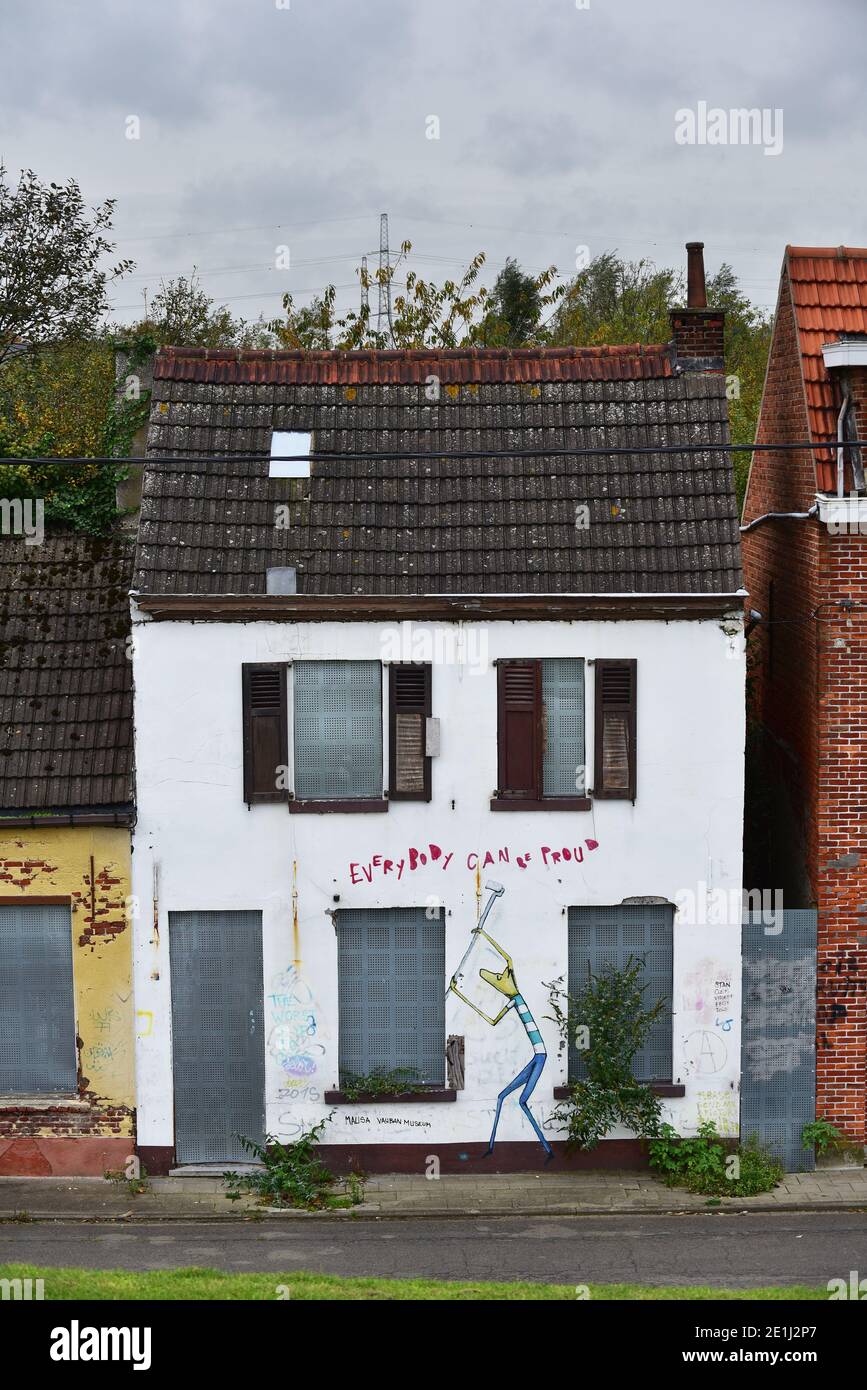 Uninhabited home of Doel Stock Photo - Alamy
