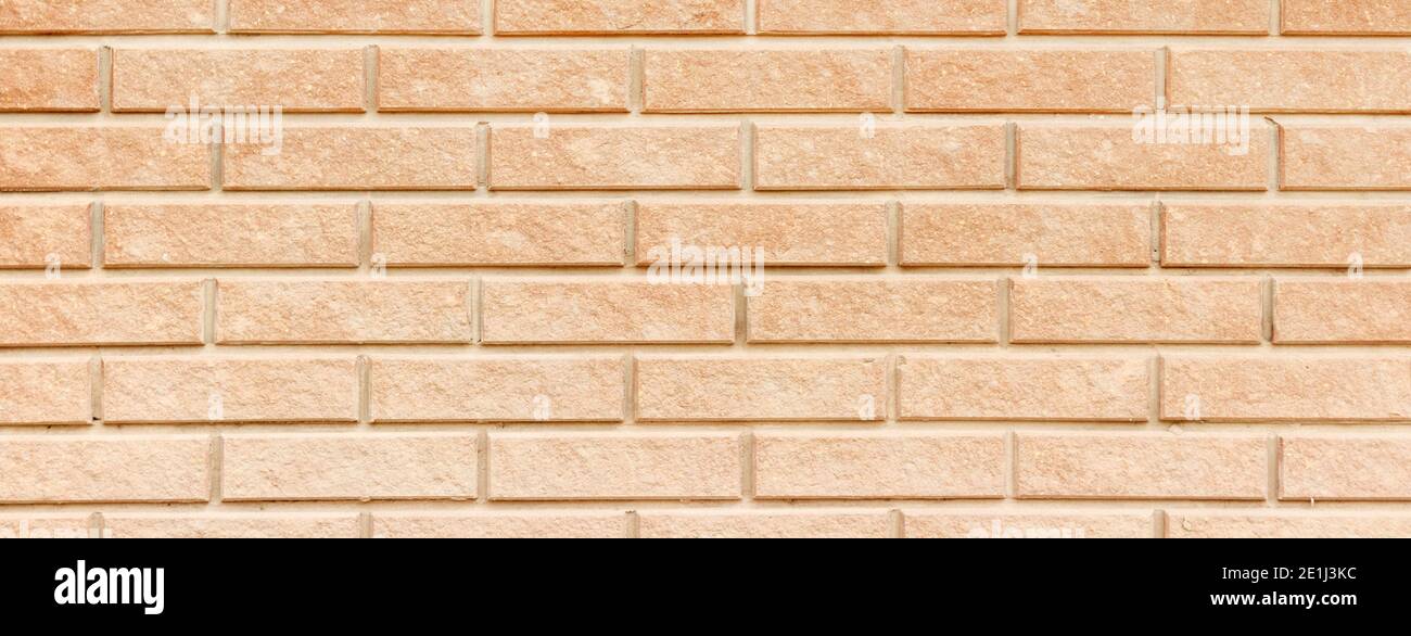 seamless red bricks wall pattern. Orange brick texture Stock Photo - Alamy