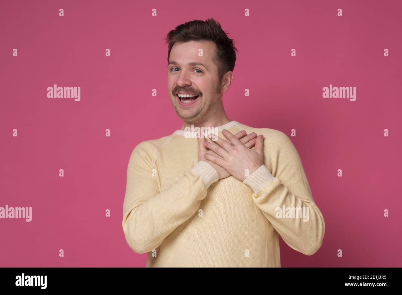 Receiving compliments hi-res stock photography and images - Alamy