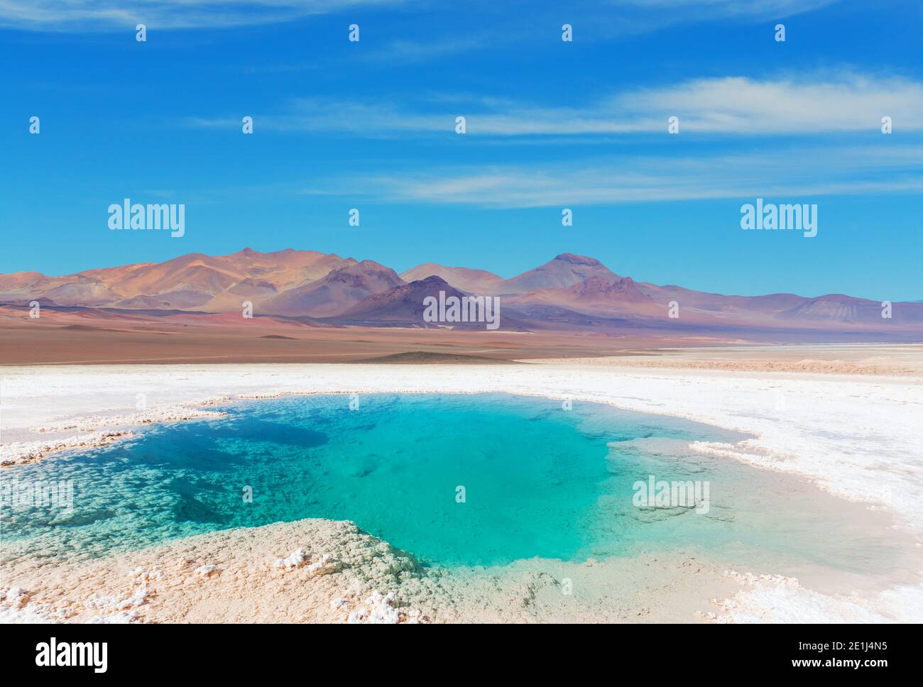 Salt desert in the Jujuy Province, Argentina Stock Photo - Alamy