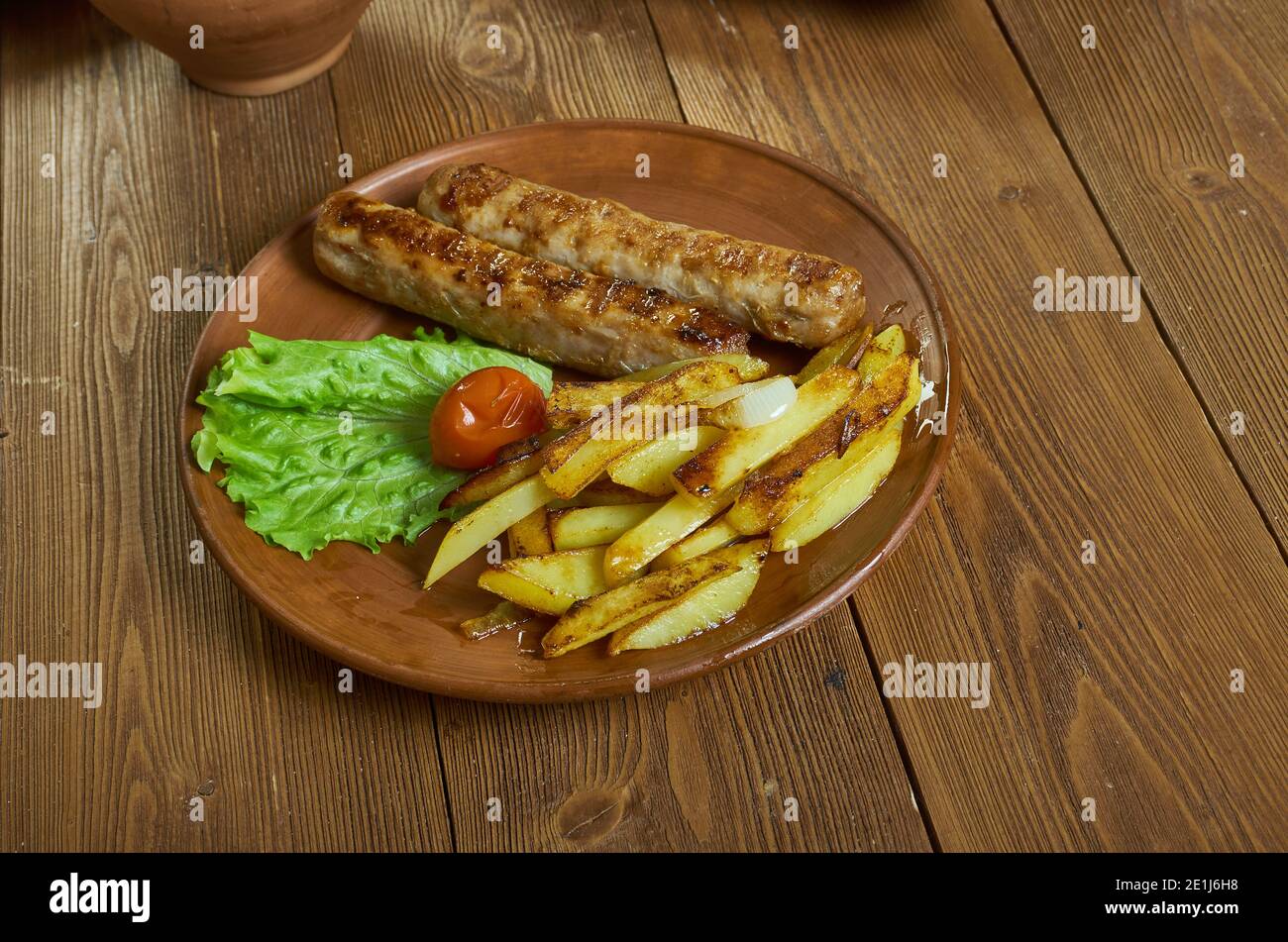 Marylebone sausage - traditional London butchers sausage made with mace ...