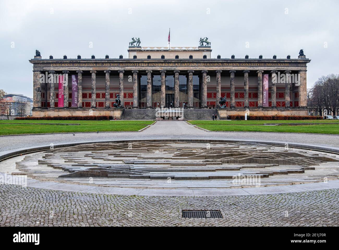 Altes Museum.German neoclassical building with ionic columns and ...