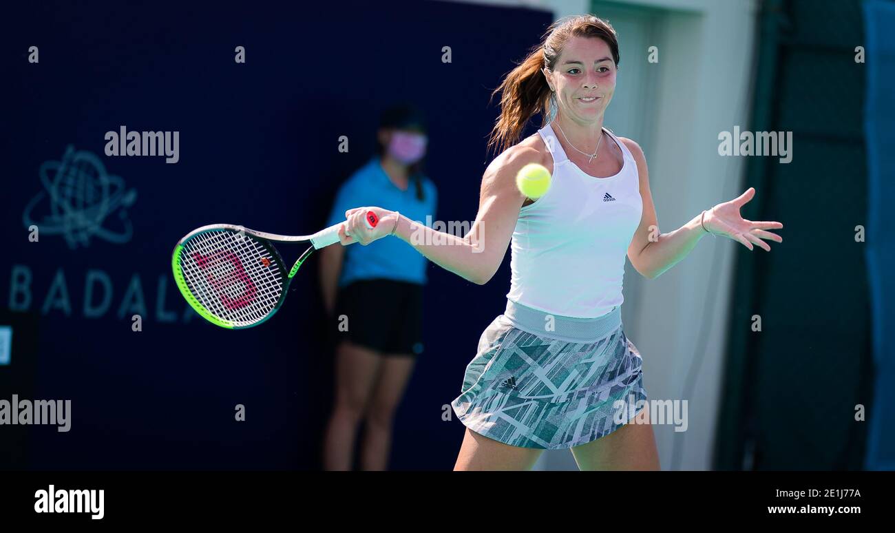 Abu Dhabi, UAE. 6th Jan 2021. Jodie Burrage of Great Britain in action ...