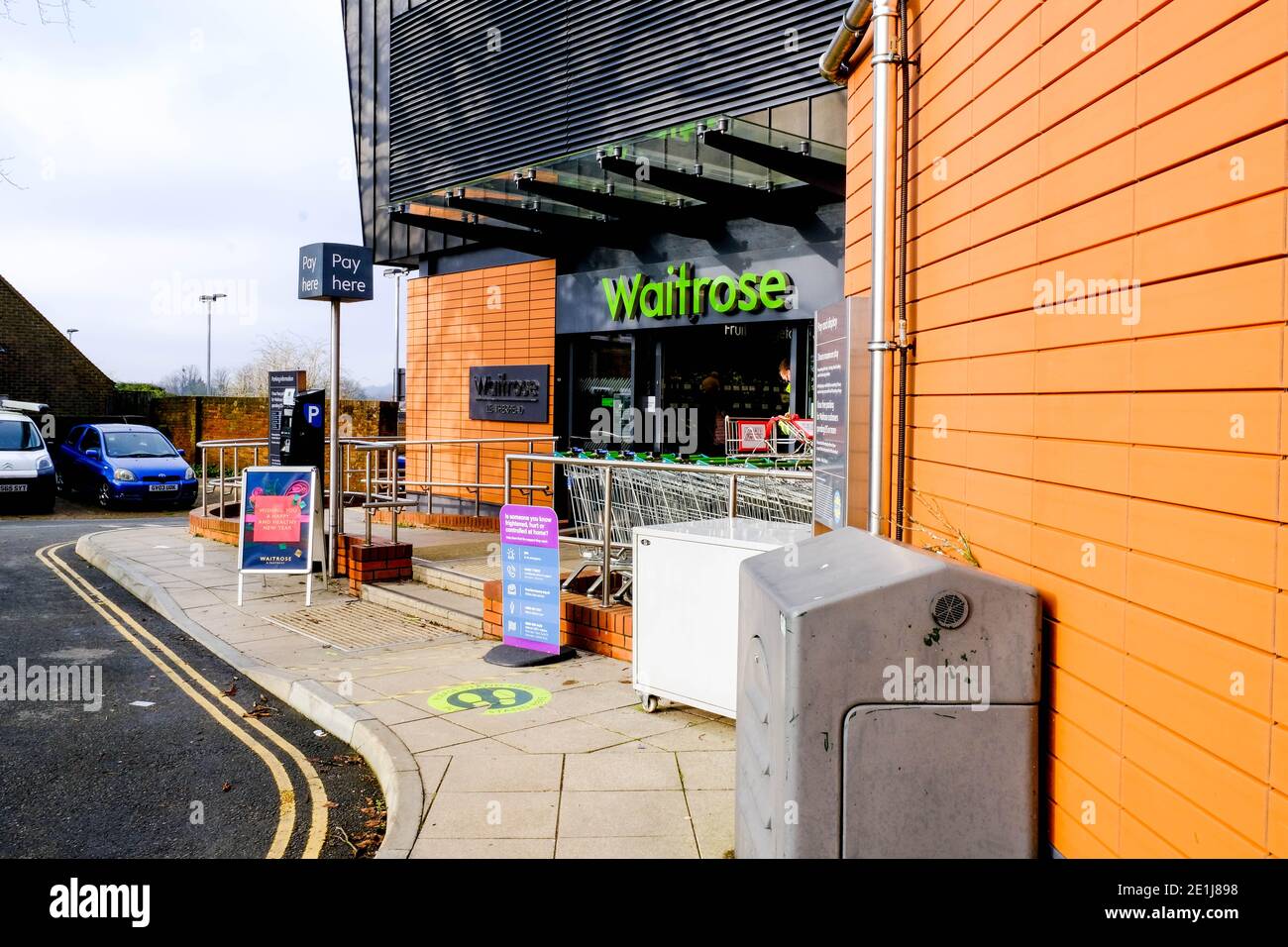 Leatherhead Surrey, London UK, John Lewis Waitrose Supermarket High ...