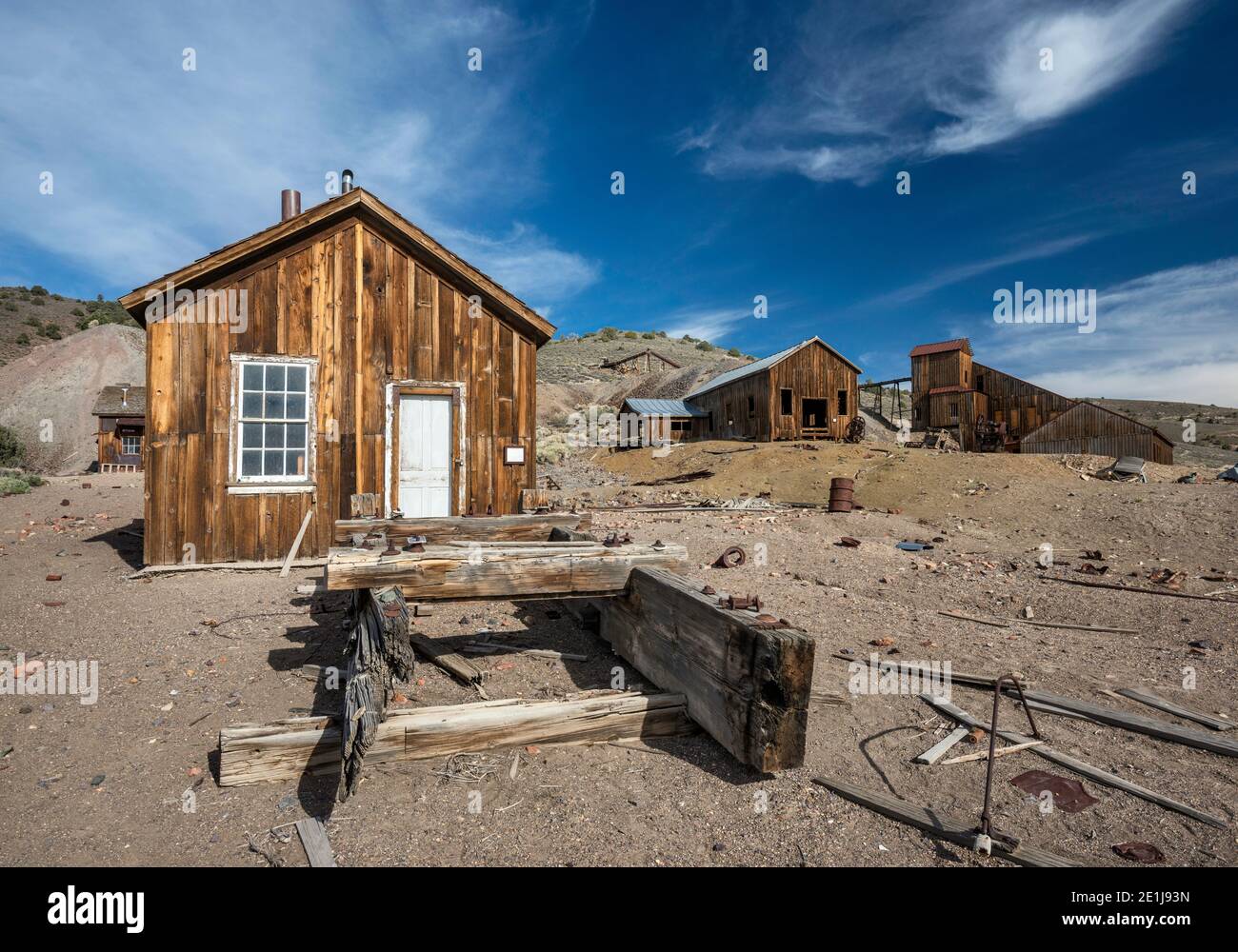 Assay Office, Silver Mine, Berlin ghost town, Berlin-Ichthyosaur State ...