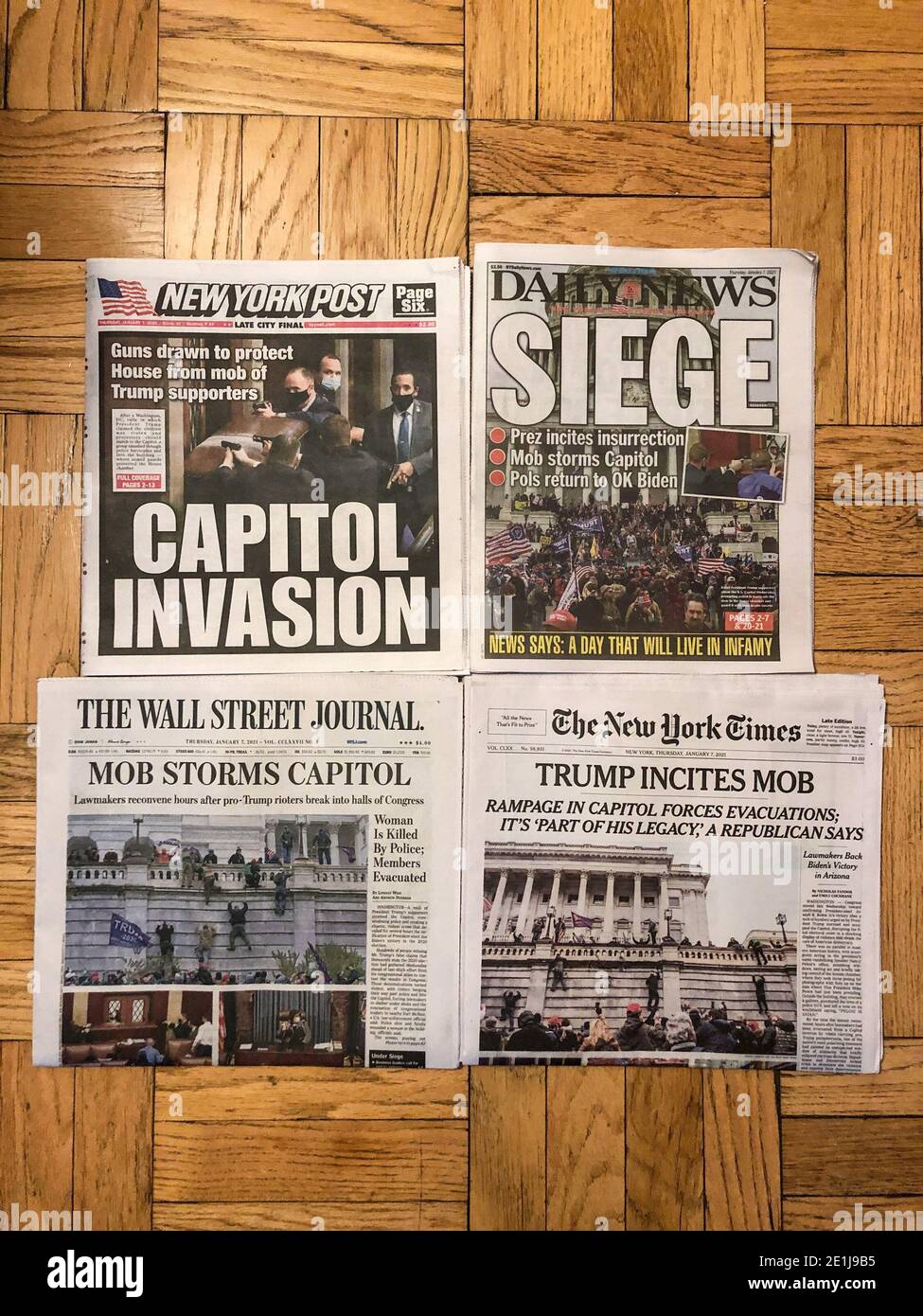 Capitol protest newspapers hi-res stock photography and images - Alamy