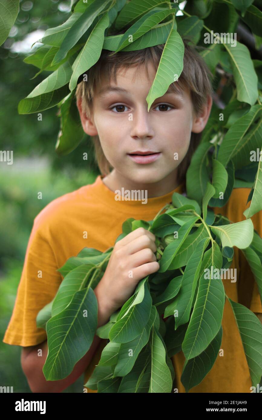 Save trees children hi-res stock photography and images - Alamy