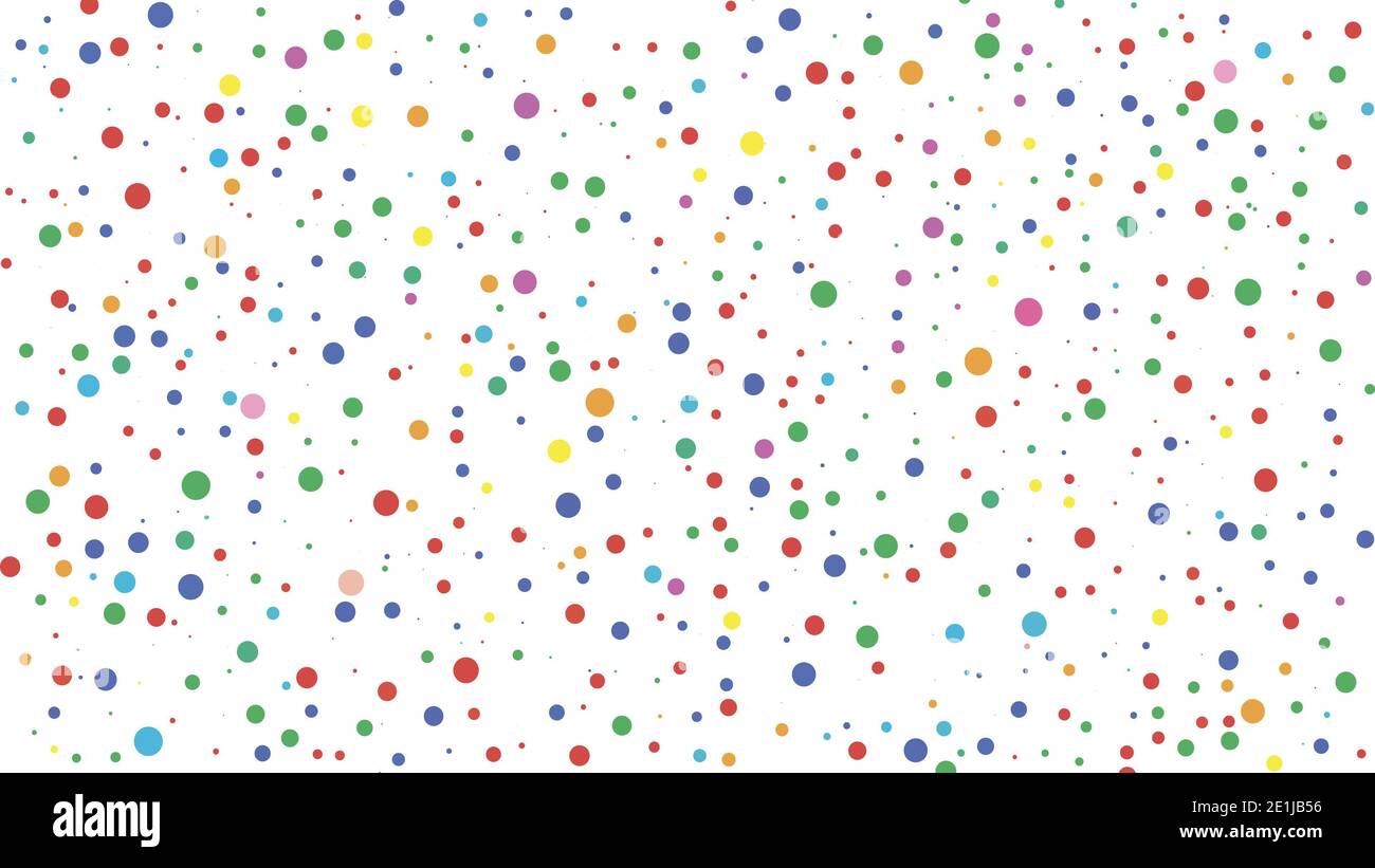 background with colorful polka dots Stock Photo - Alamy