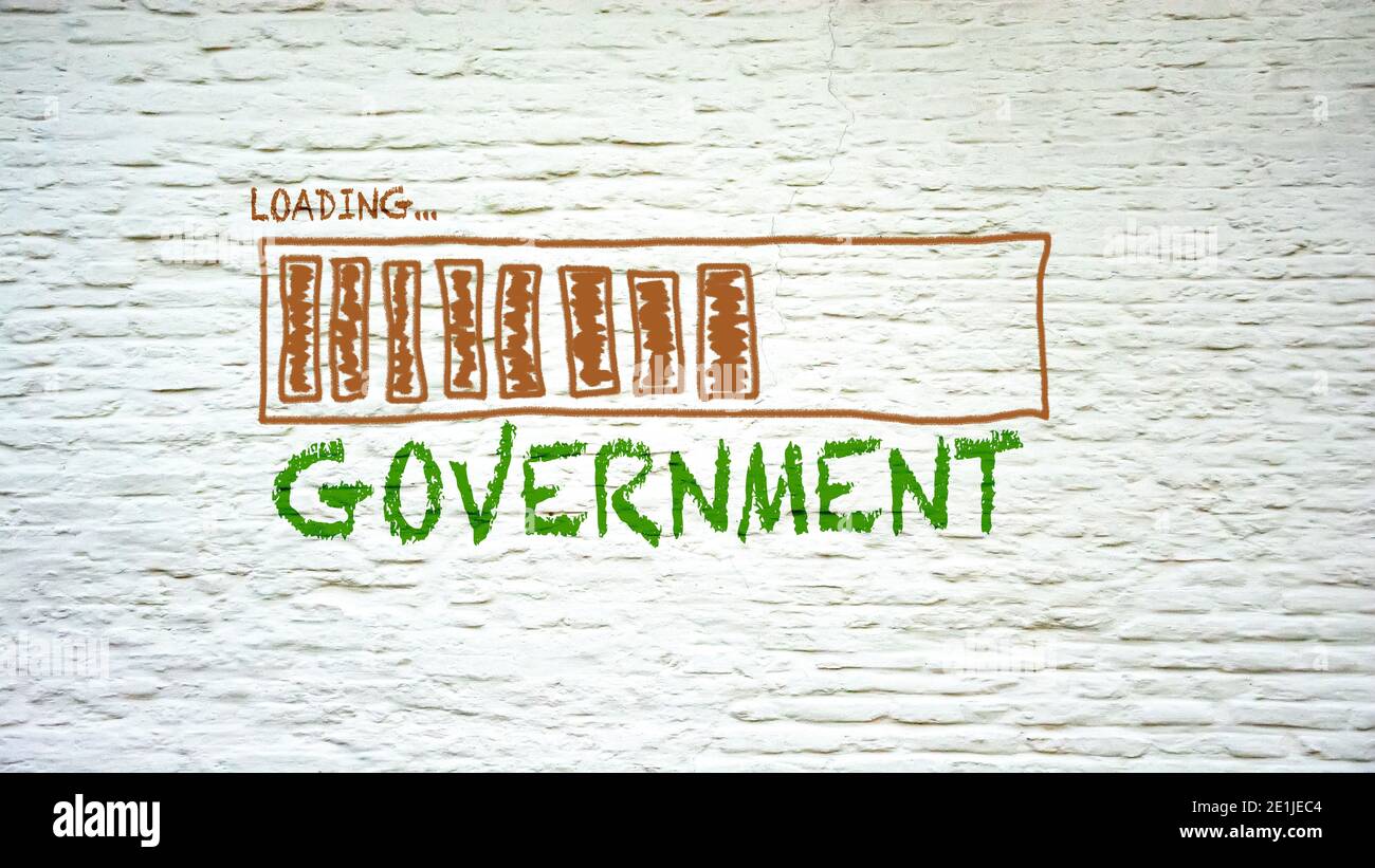 Street Sign the Direction Way to Government Stock Photo - Alamy