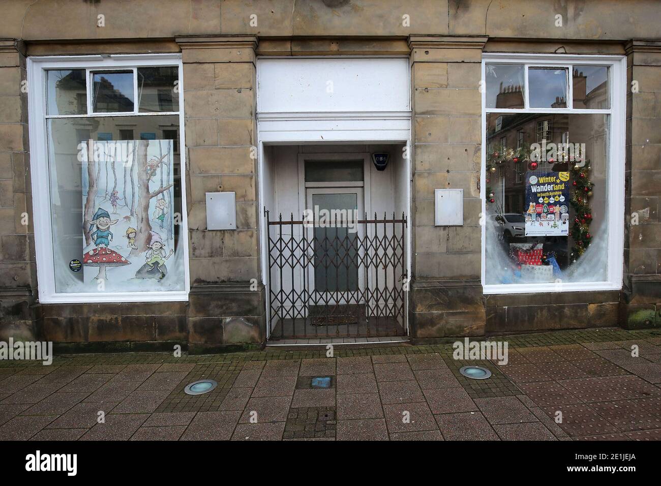 Winter Wanderland Sandgate / High Street, Ayr. Scotland, UK. A local ...
