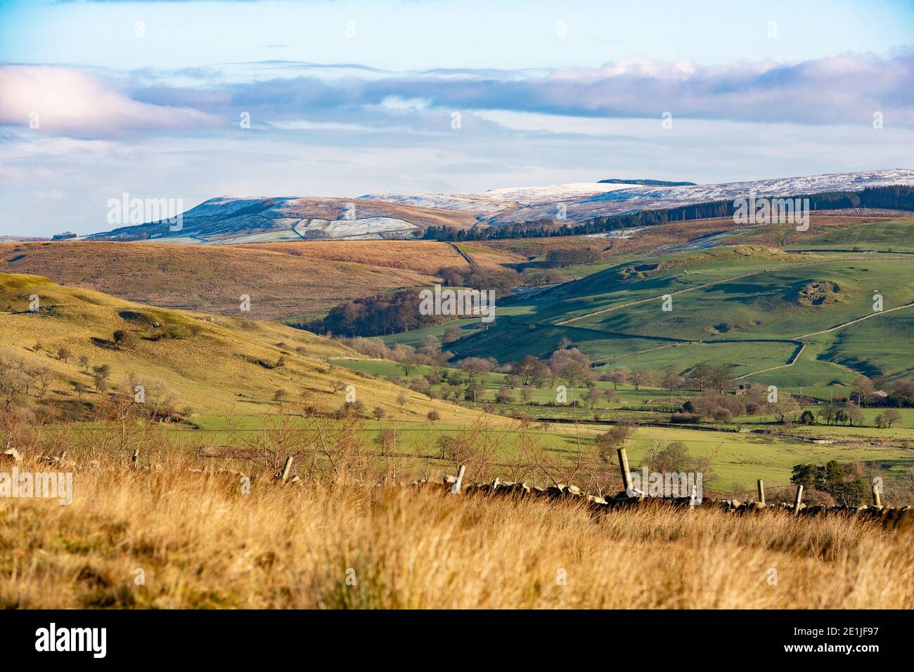 View towards Whitewell from Stanley, Chipping, Lancashire. UK Stock ...