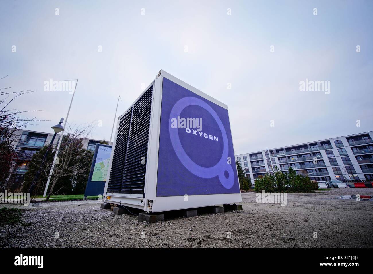 The world's first city air filter, "Oxygen" is seen in Warsaw, Poland ...