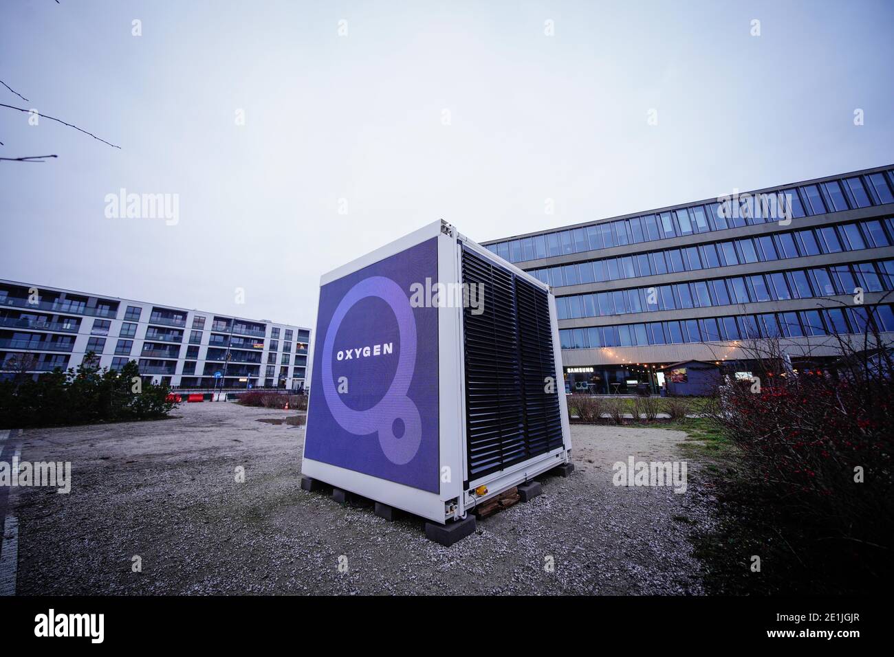 The world's first city air filter, "Oxygen" is seen in Warsaw, Poland ...