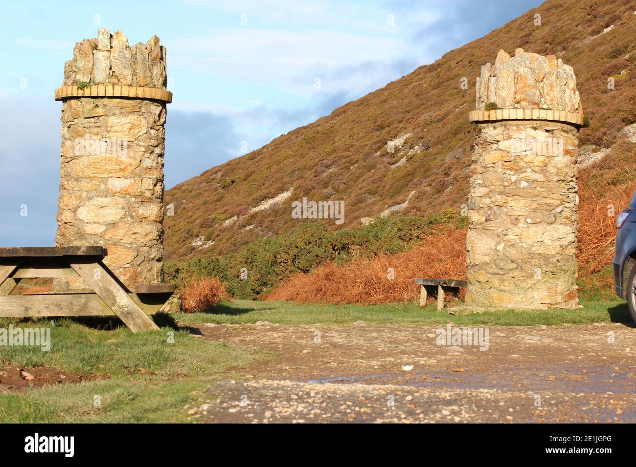The Pillars Penmaenmawr, These pillars were built in 1888 to mark the ...
