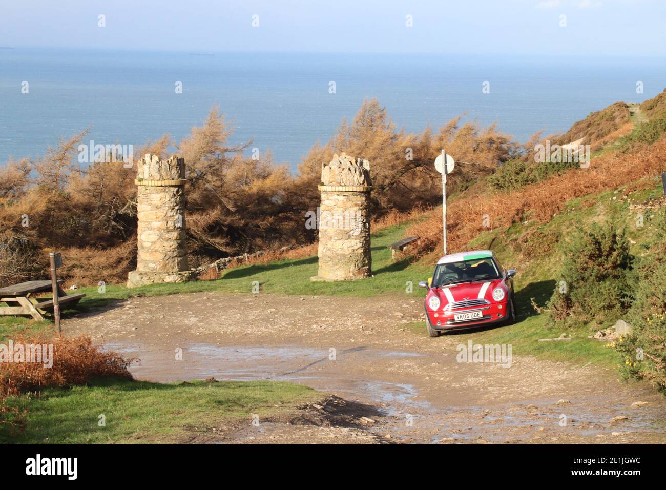 The Pillars Penmaenmawr, These pillars were built in 1888 to mark the ...