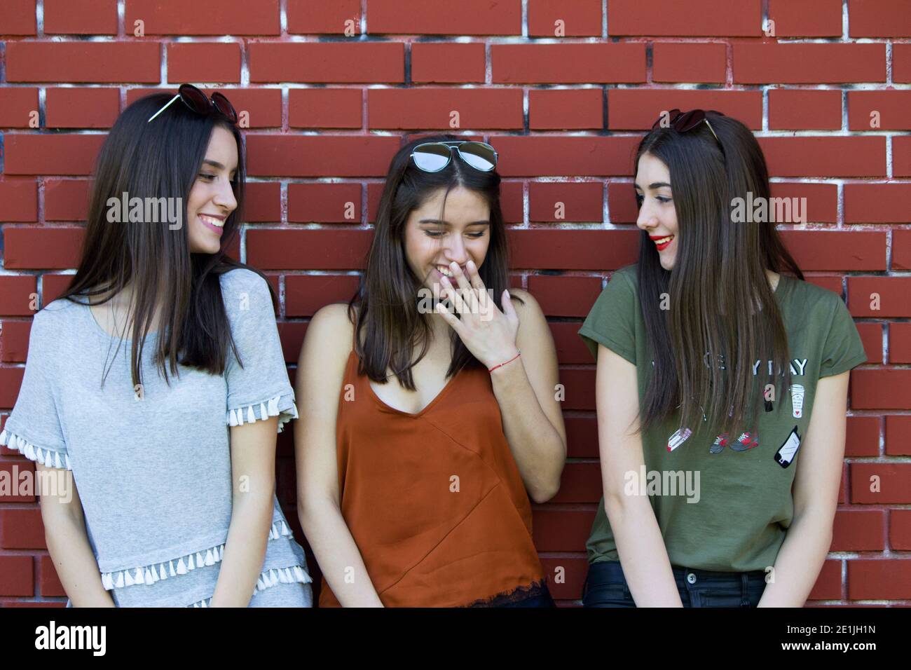 girls talking fun Stock Photo - Alamy