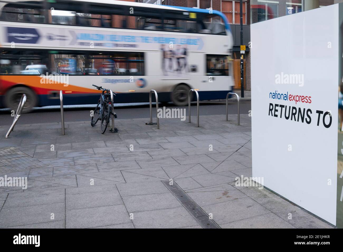 Manchester coach station hi-res stock photography and images - Alamy