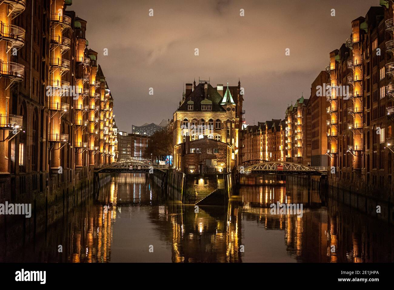 Famous Warehouse district in Hamburg Germany called Speicherstadt by ...
