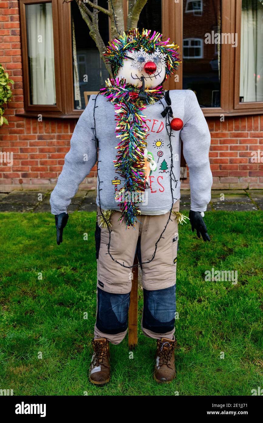 Scary christmas scarecrows hi-res stock photography and images - Alamy