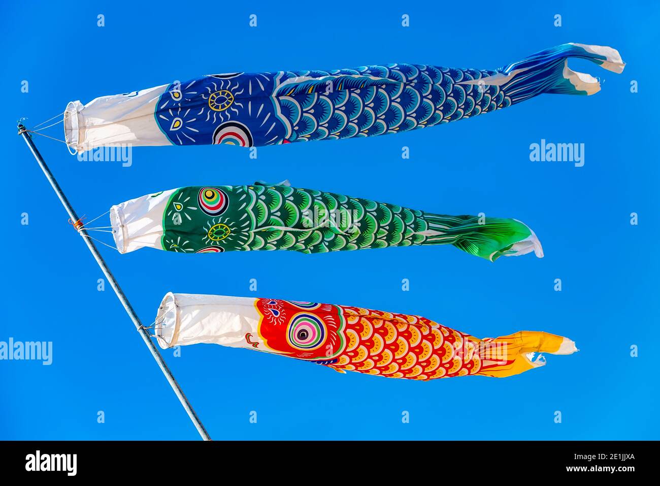Carp shaped windsocks hi-res stock photography and images - Alamy