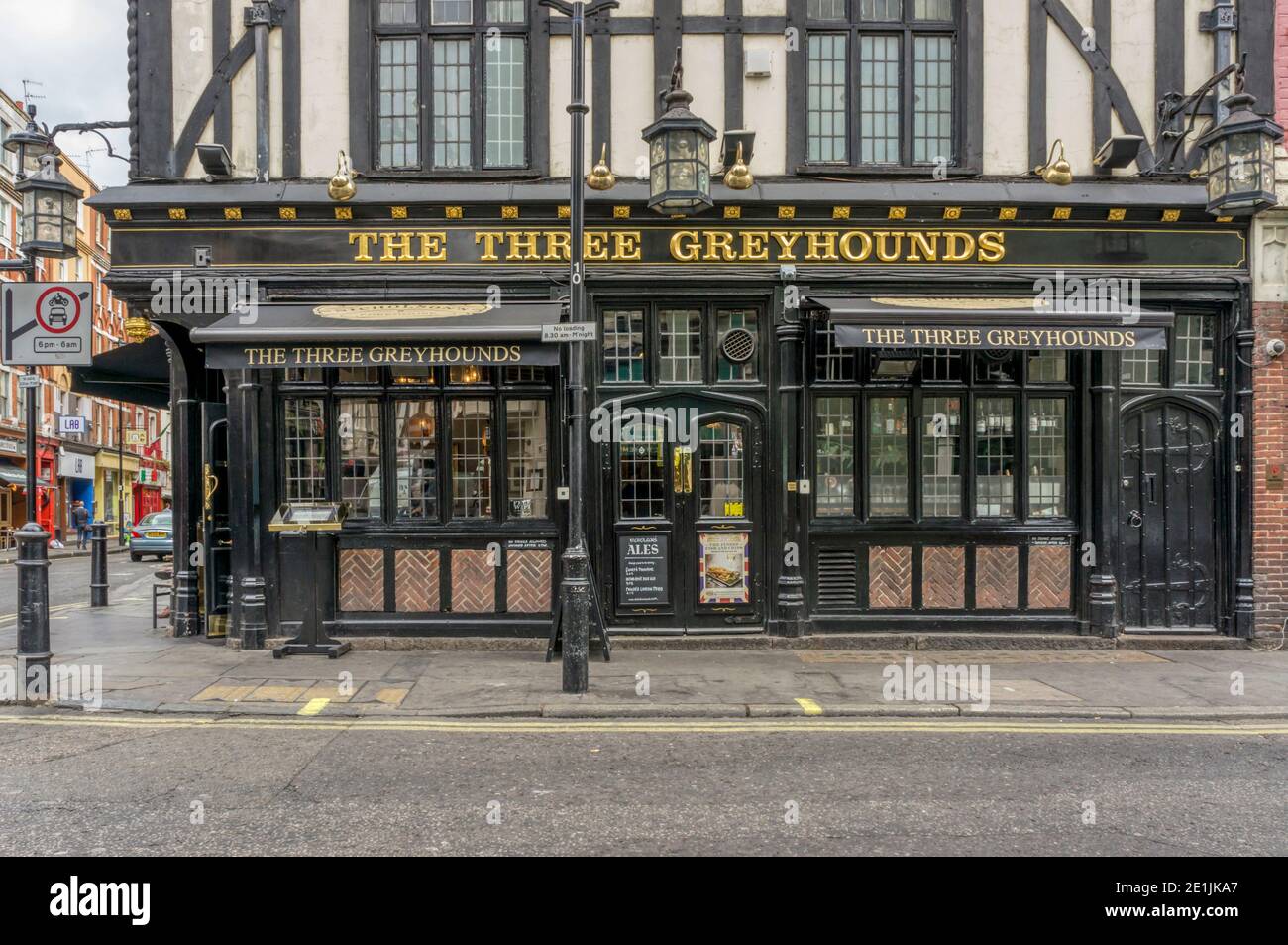 The three greyhounds public house hi-res stock photography and images ...