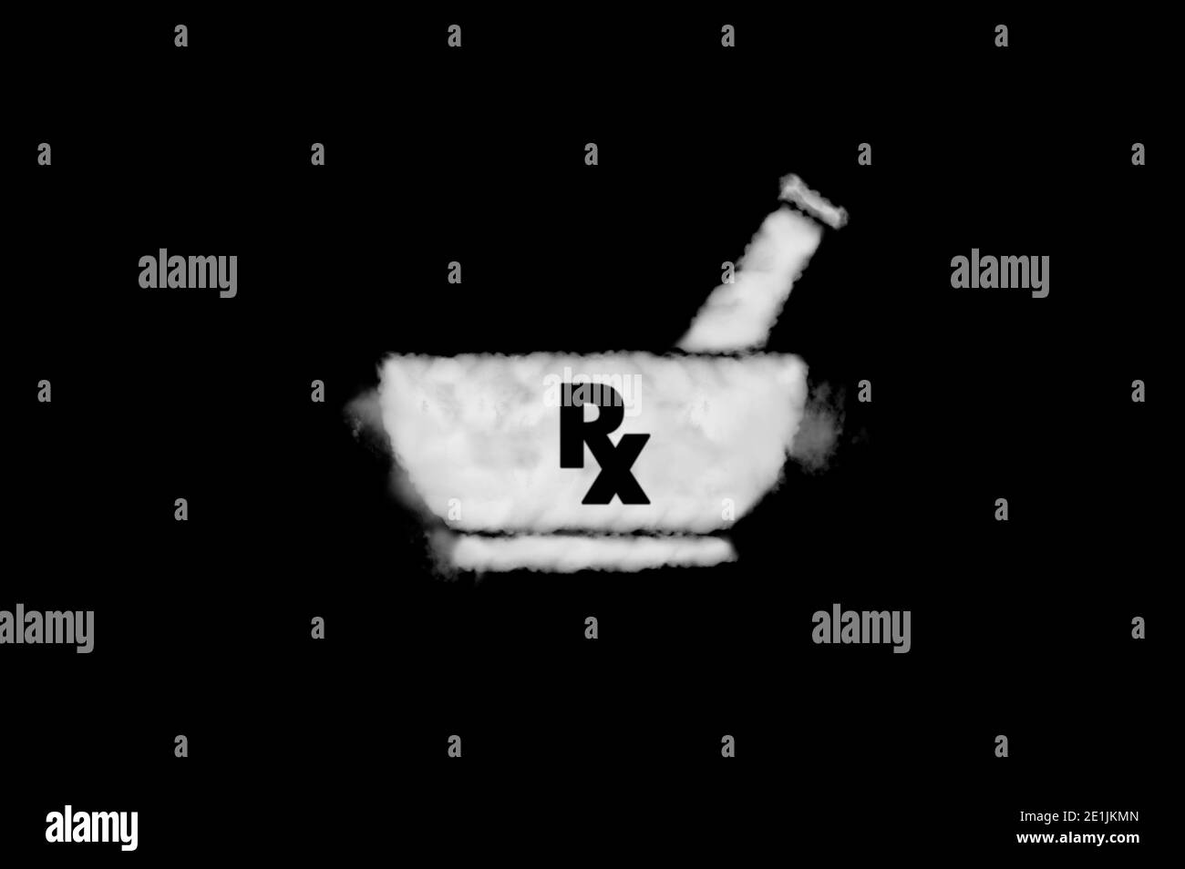 Pharmacy icon cloud shape on black background. Perfect for composition ...