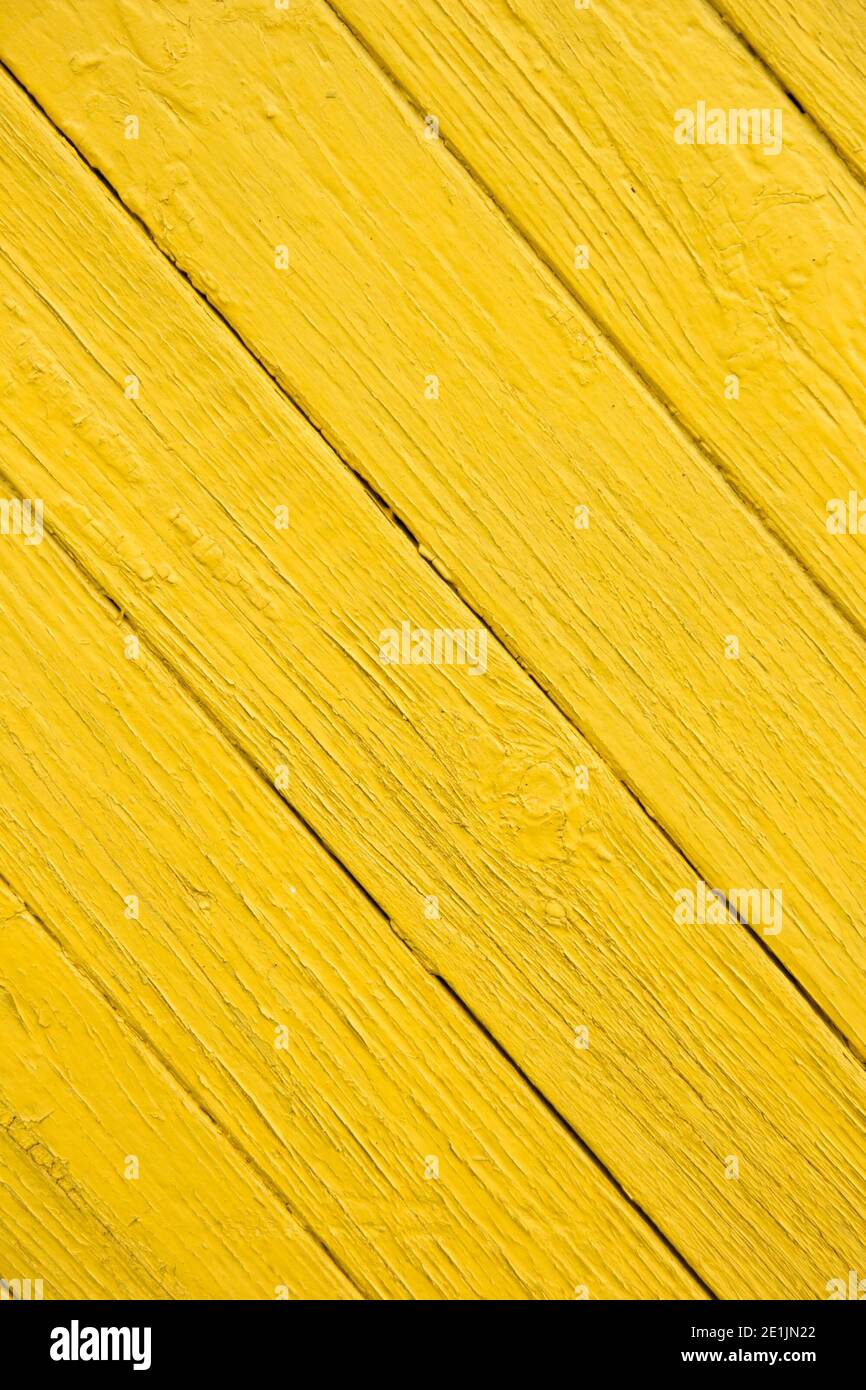 image of old diagonal boards with bright yellow paint Stock Photo - Alamy