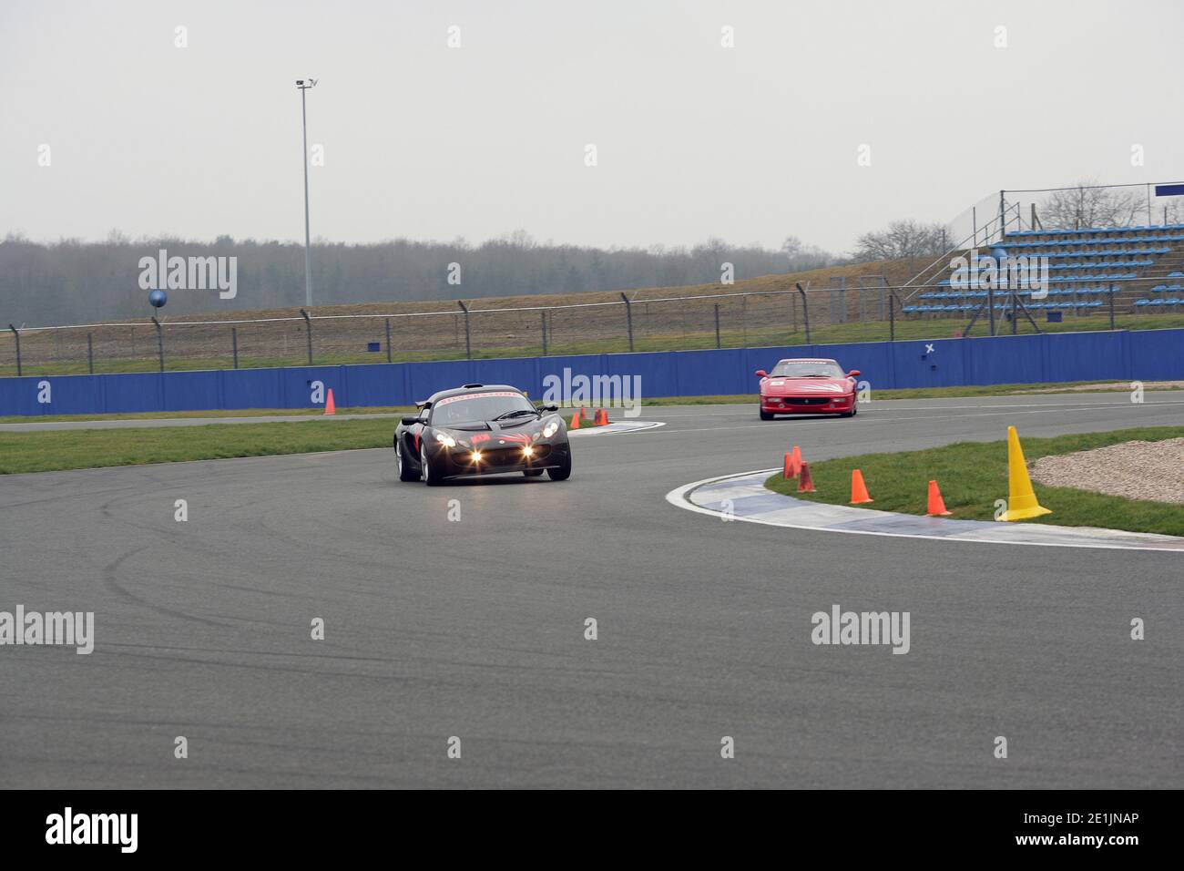Ferrari Experience day at Silverstone Stock Photo - Alamy