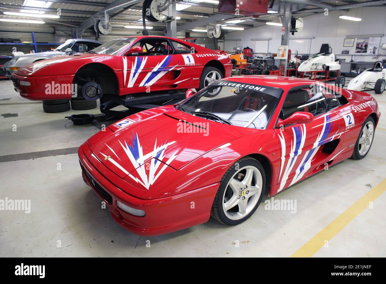 Ferrari Experience day at Silverstone Stock Photo - Alamy