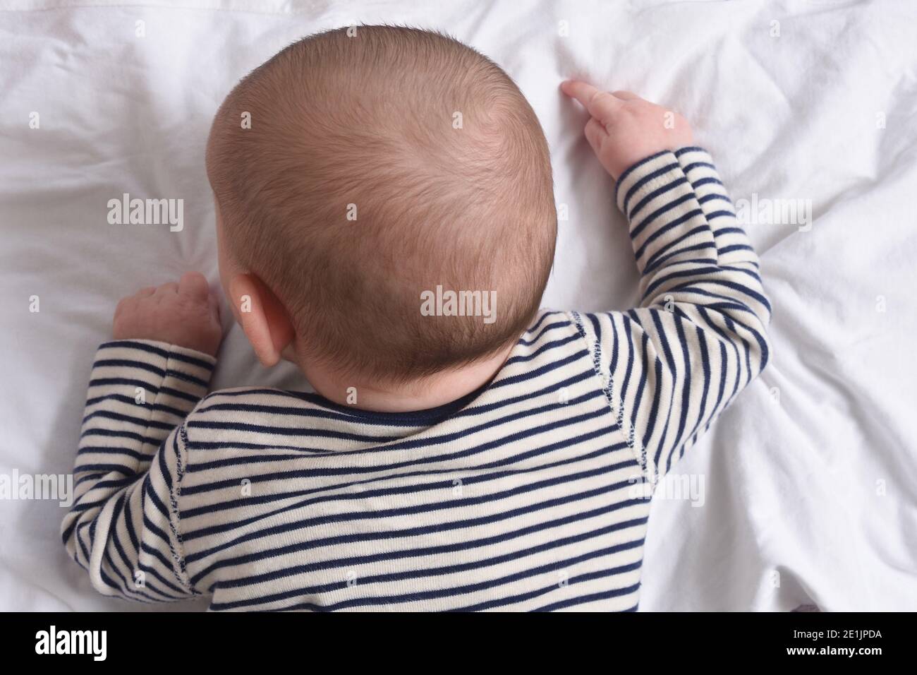 Crawling baby back view hi-res stock photography and images - Alamy