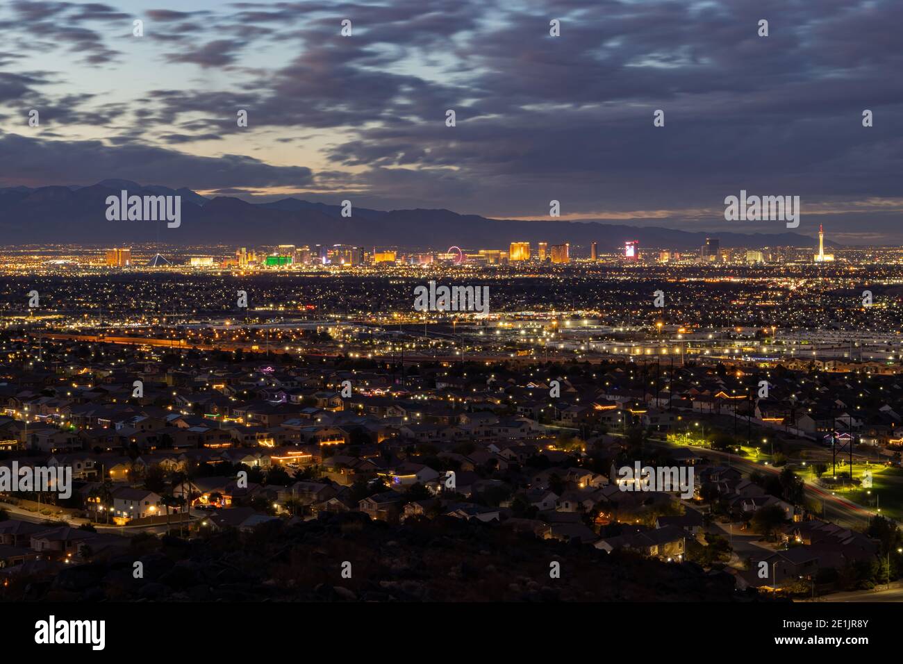 View Of Las Vegas Strip From Henderson Apartments For Rent In