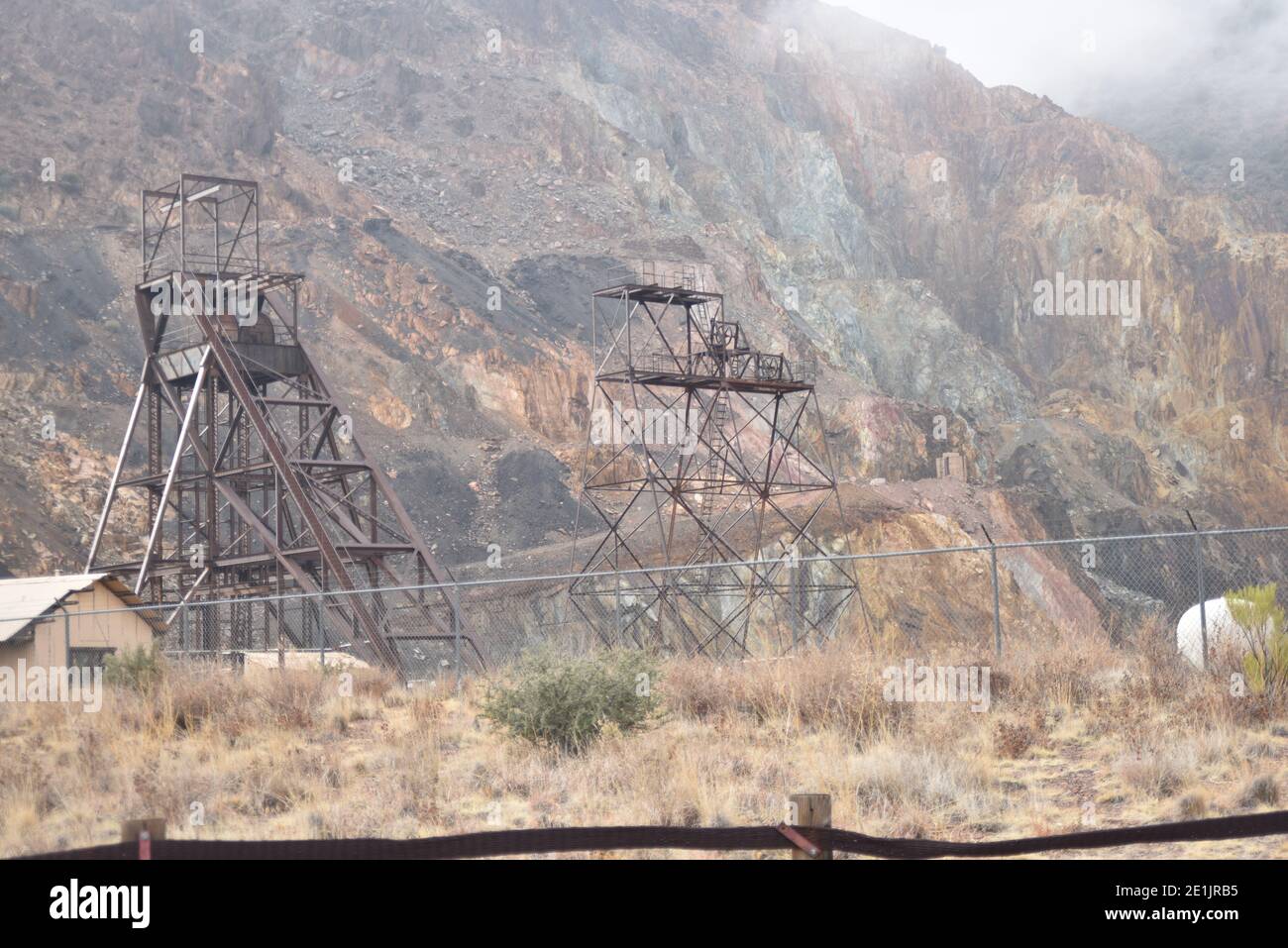 Jerome, AZ. U.S.A. 12/12/2020. A National Historical Landmark 1967 ...