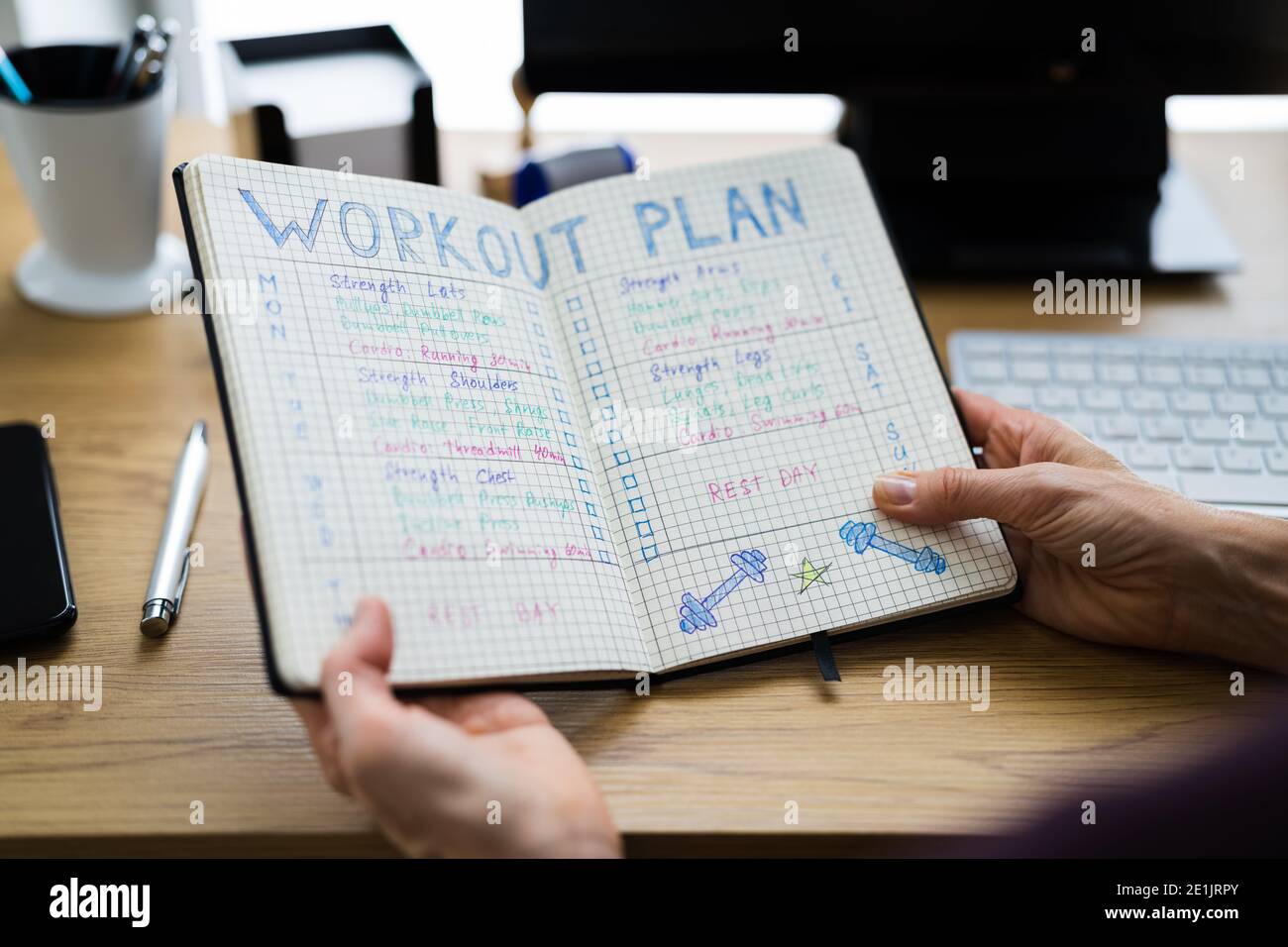 Daily routine schedule hi-res stock photography and images - Alamy