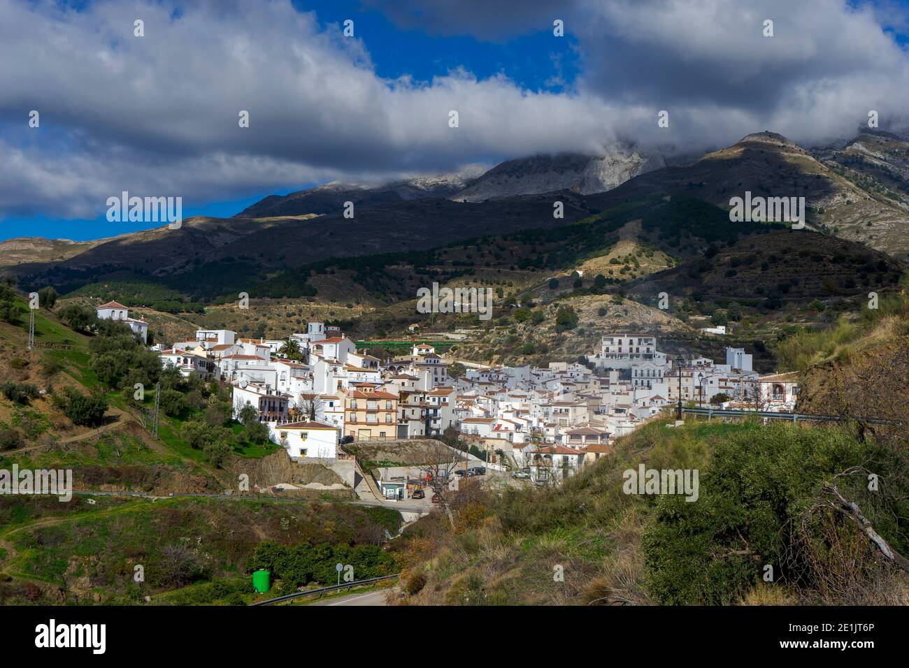 municipality of Sedella in the Axarquia region of Malaga, Andalusia ...