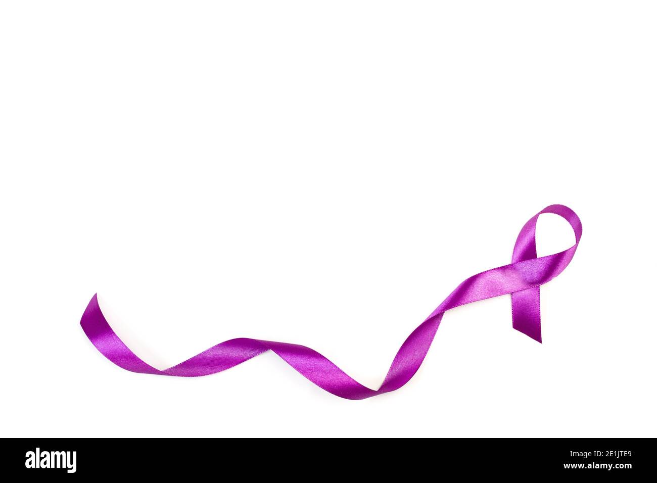 Purple lupus awareness ribbon Cut Out Stock Images & Pictures - Alamy