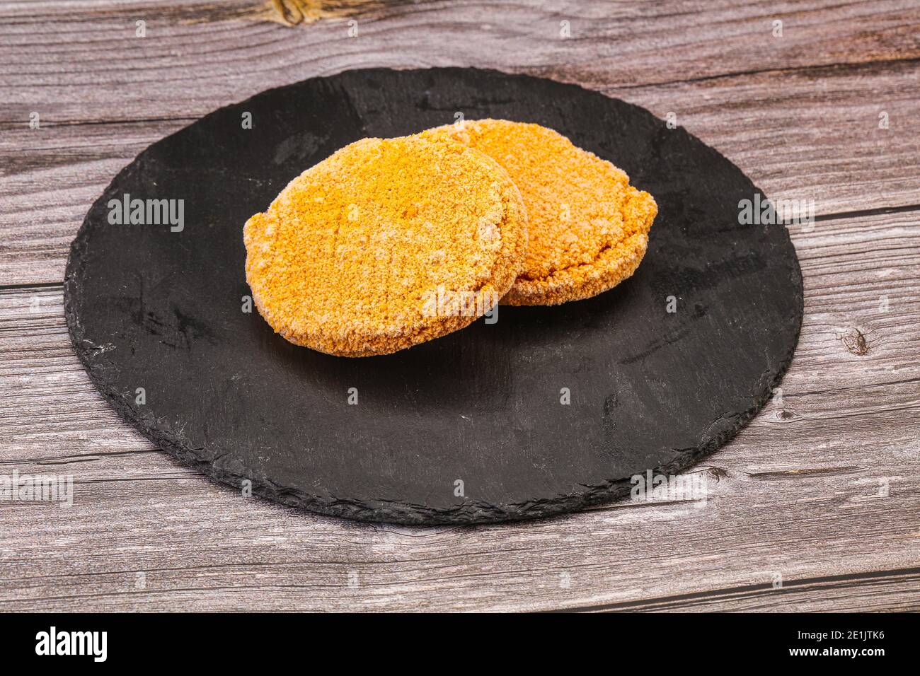 Raw homemade chicken cutlet for roast Stock Photo - Alamy