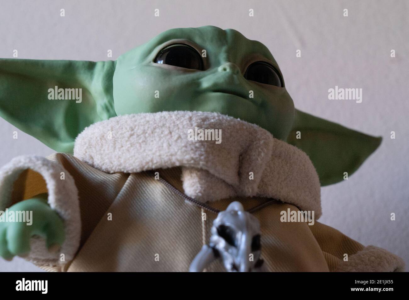 The Child, Grogu or baby Yoda, fictional character from the TV series ...