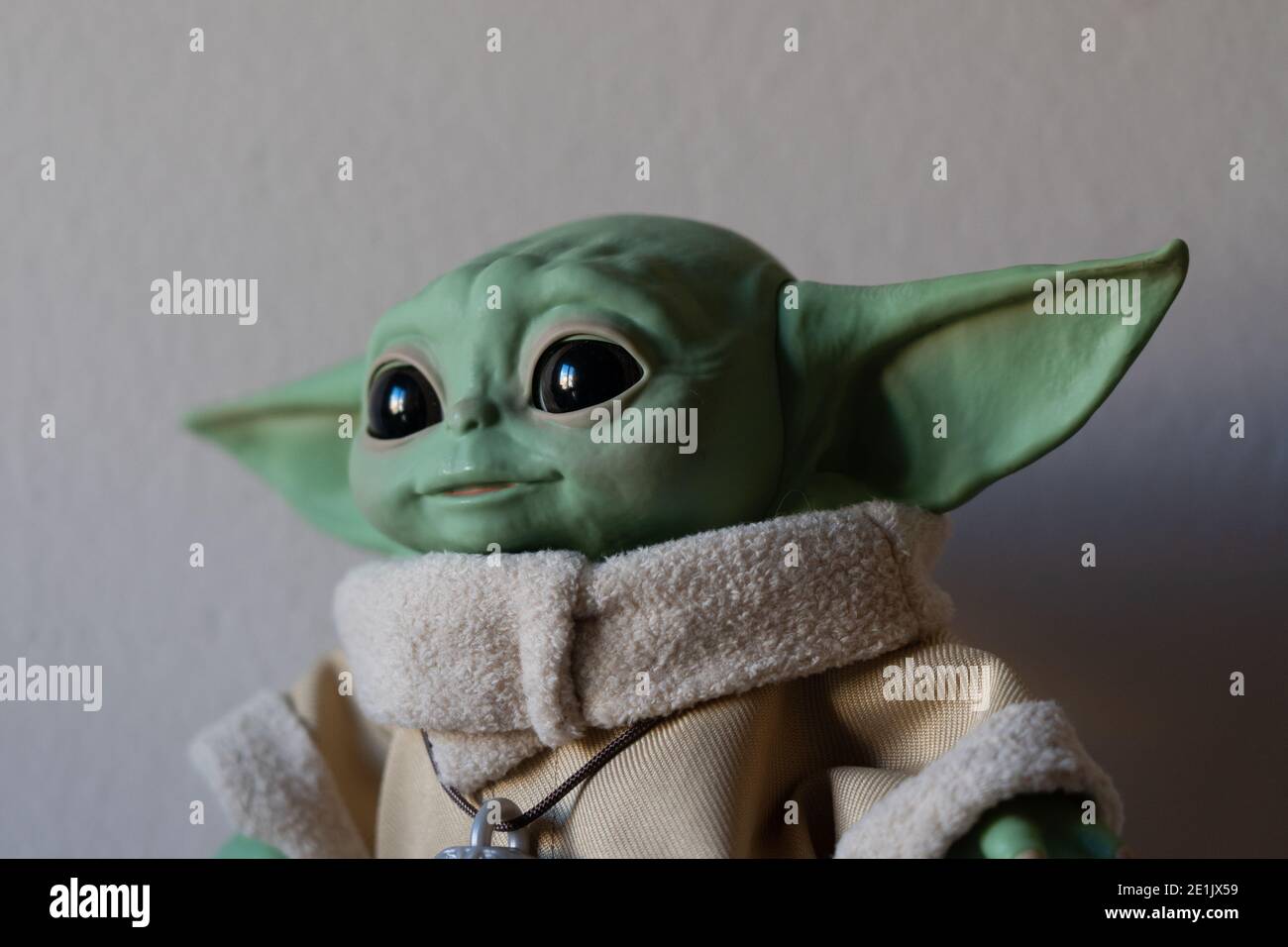 The Child, Grogu or baby Yoda, fictional character from the TV series ...