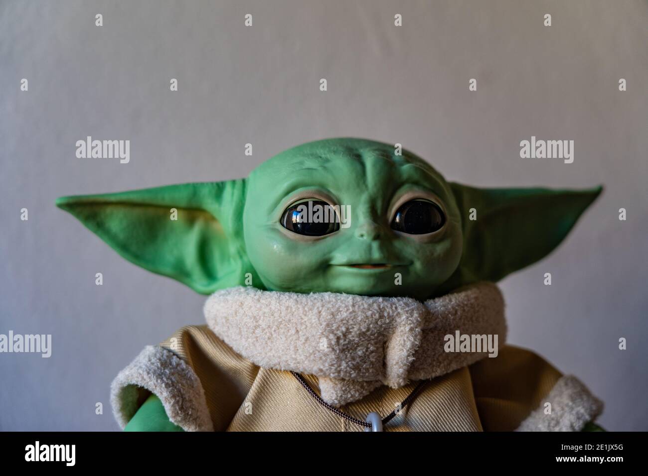 The Child, Grogu or baby Yoda, fictional character from the TV series ...