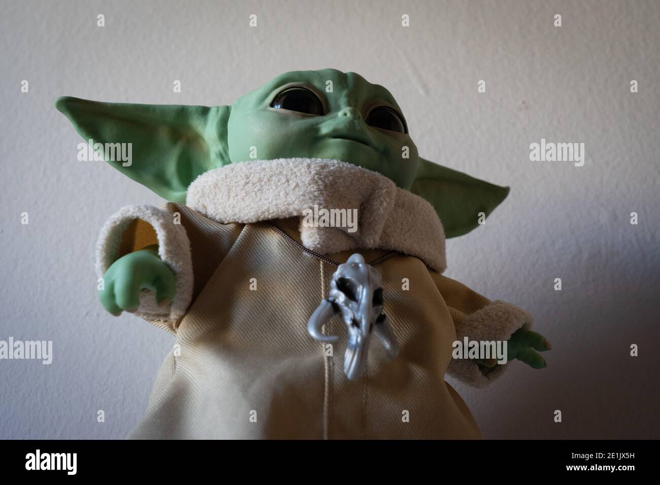 The Child, Grogu or baby Yoda, fictional character from the TV series ...